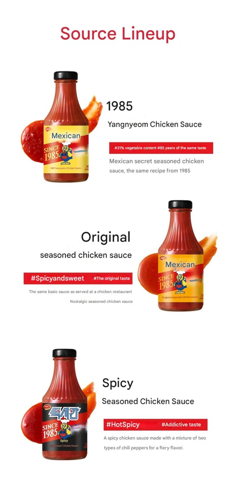 Mexican Korean Fried Chicken Sauce – 1985 Classic (300g)